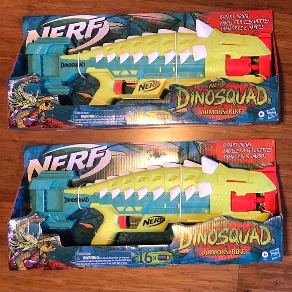 Nerf | Toys | Bogo Get 2 Nerf Dinosquad Armorstrike Dart Blasters Of ...
